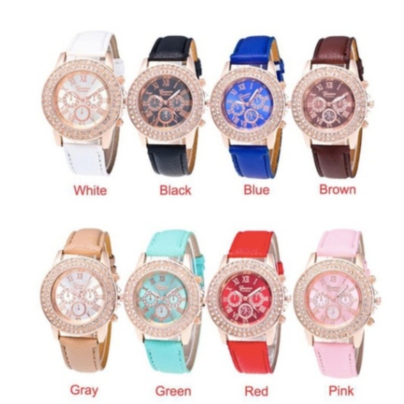 Genova | Jewelry | Womans Luxury Double Diamond Watch | Poshmark